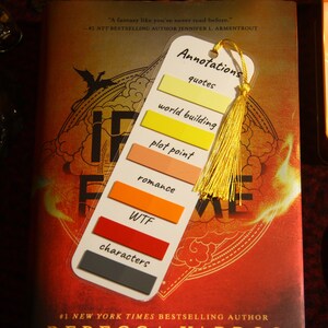 Iron Flame Annotation Bookmarks - Etsy