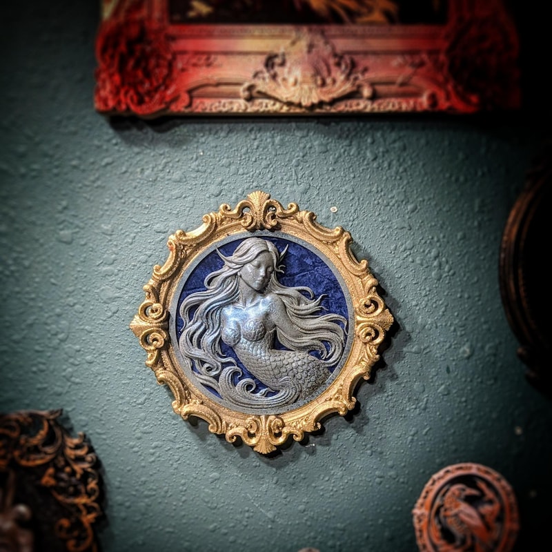 Siren Wall Sculpture - Etsy
