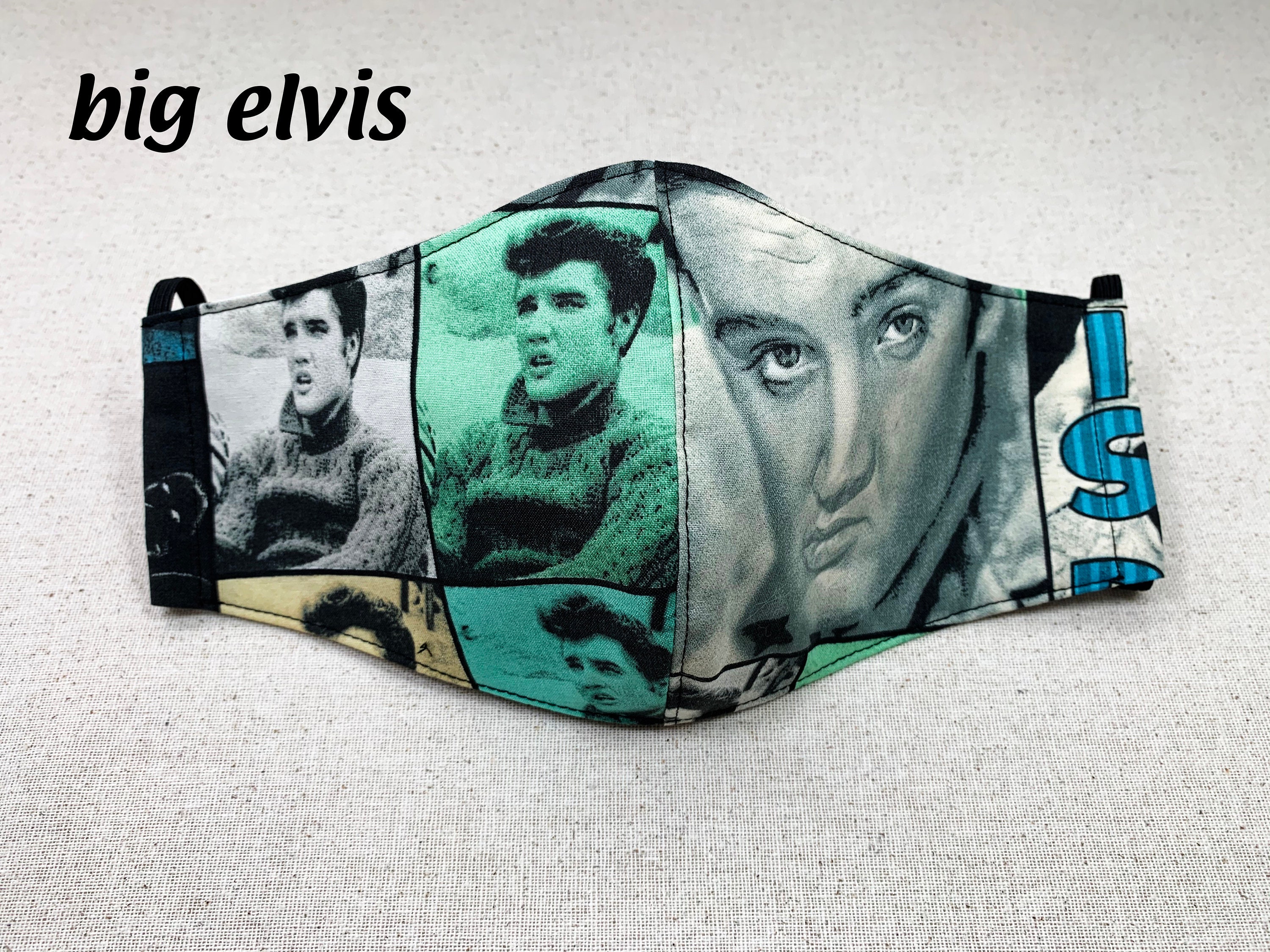 Elvis Presley Face Mask Made in USA Face Mask Elvis Face | Etsy