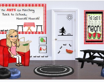 Bitmoji Virtual Classroom-f.r.i.e.n.d.s Theme | Etsy