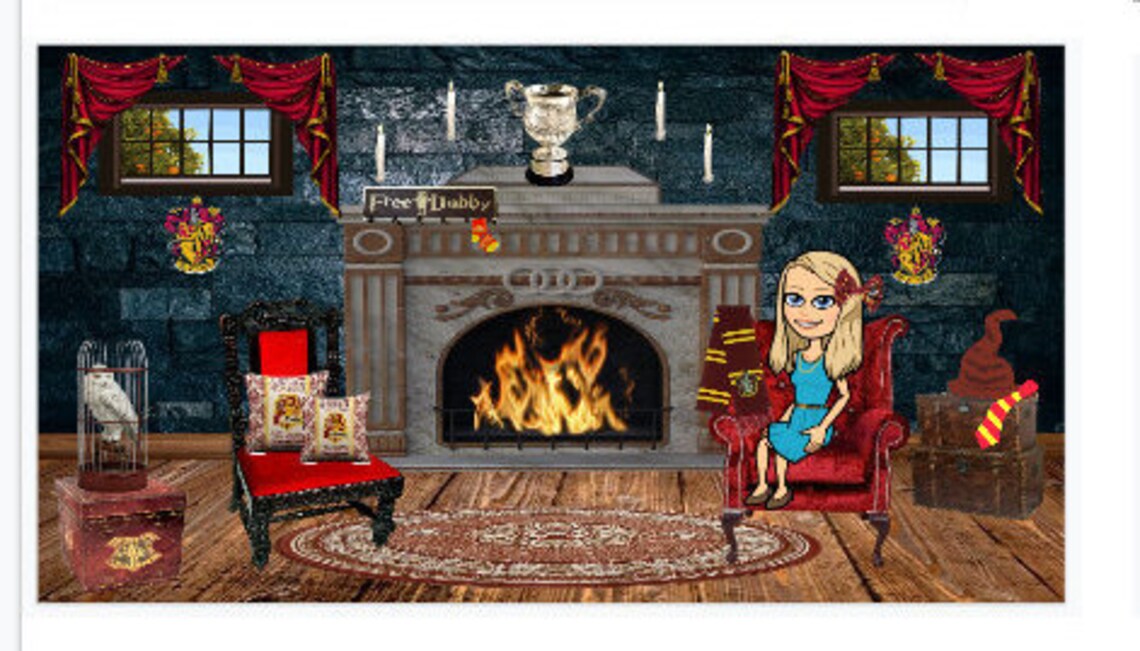 Bitmoji Virtual Classroom-harry Potter Hogwarts Houses Bundle | Etsy