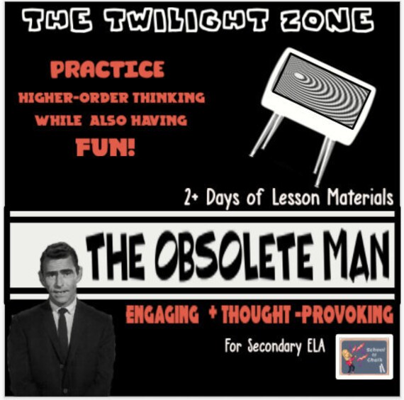 The Obsolete Man :twilight Zone 2 Days of Learning - Etsy