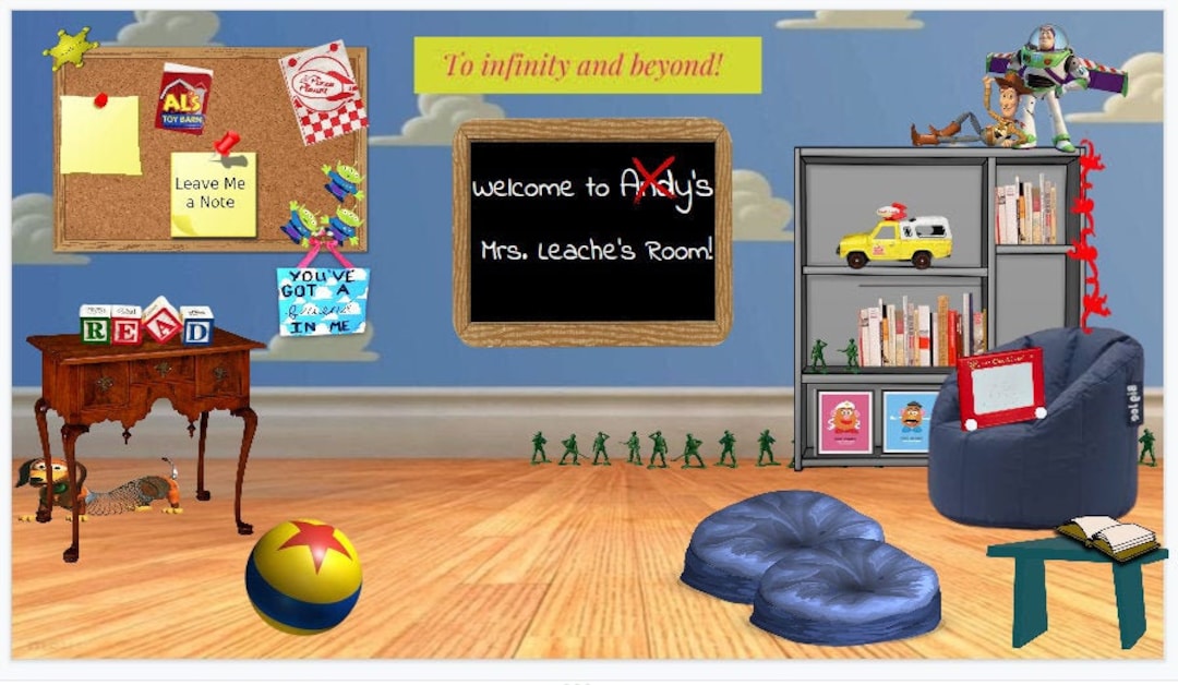 Bitmoji Virtual Classroom-toy Story Theme - Etsy