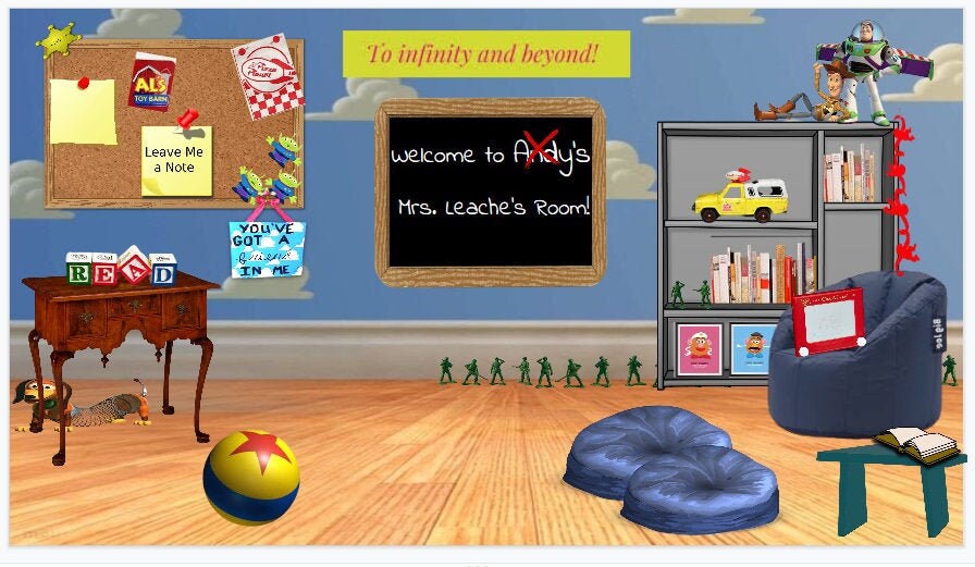 Bitmoji Virtual Classroom-toy Story Theme - Etsy
