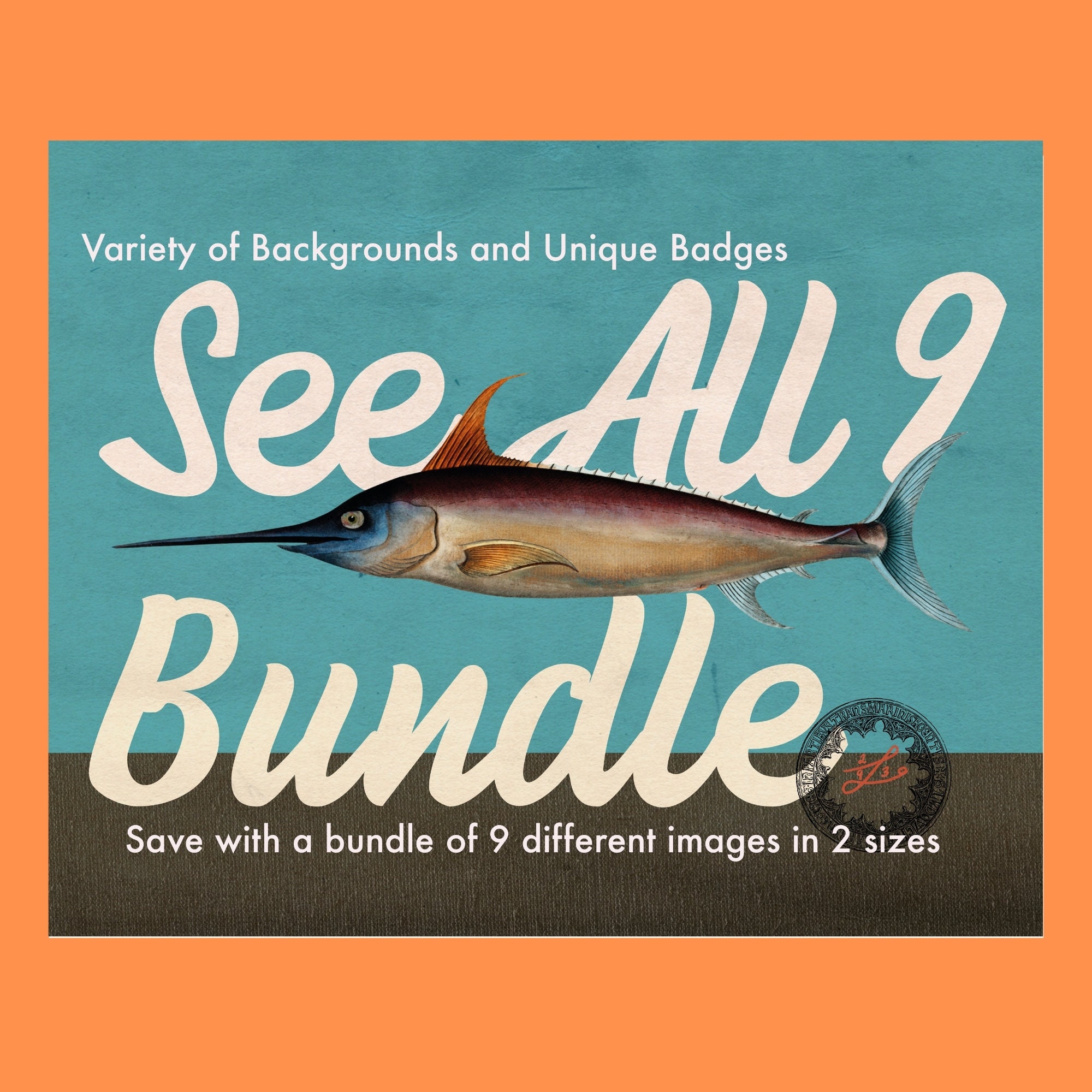 Bundle Fisch Druck Bundle Fisch Poster Bundle Fisch herunterladen Fisch ...