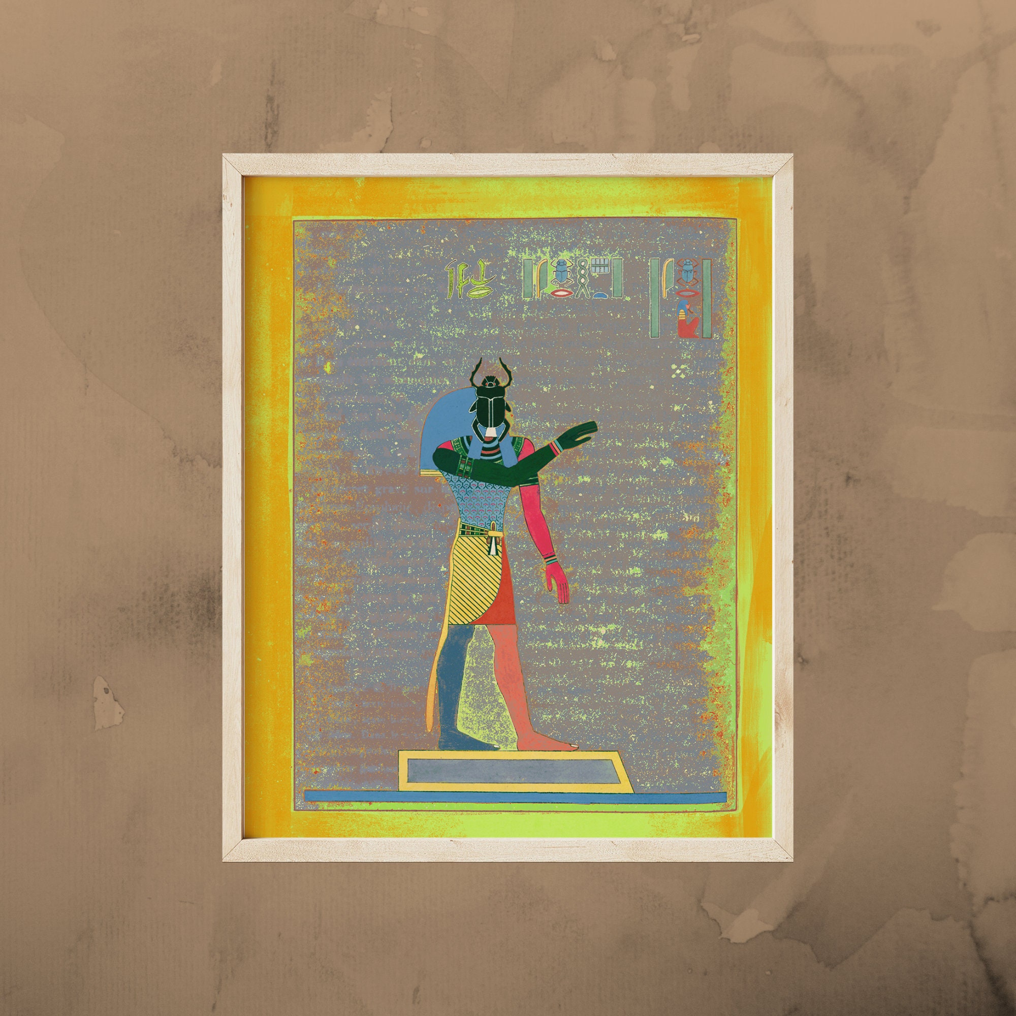 Egyptian Hieroglyphs Print Egyptian Home Decor egypt Poster - Etsy