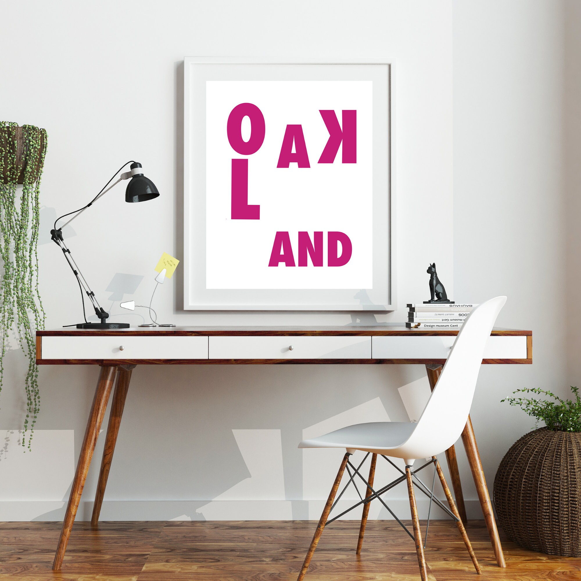 Oakland Love From Oakland Oakland Sign USA Wall Art Oakland Wall Art ...