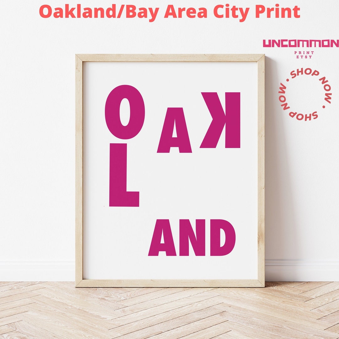 Oakland Love From Oakland Oakland Sign USA Wall Art Oakland Wall Art ...