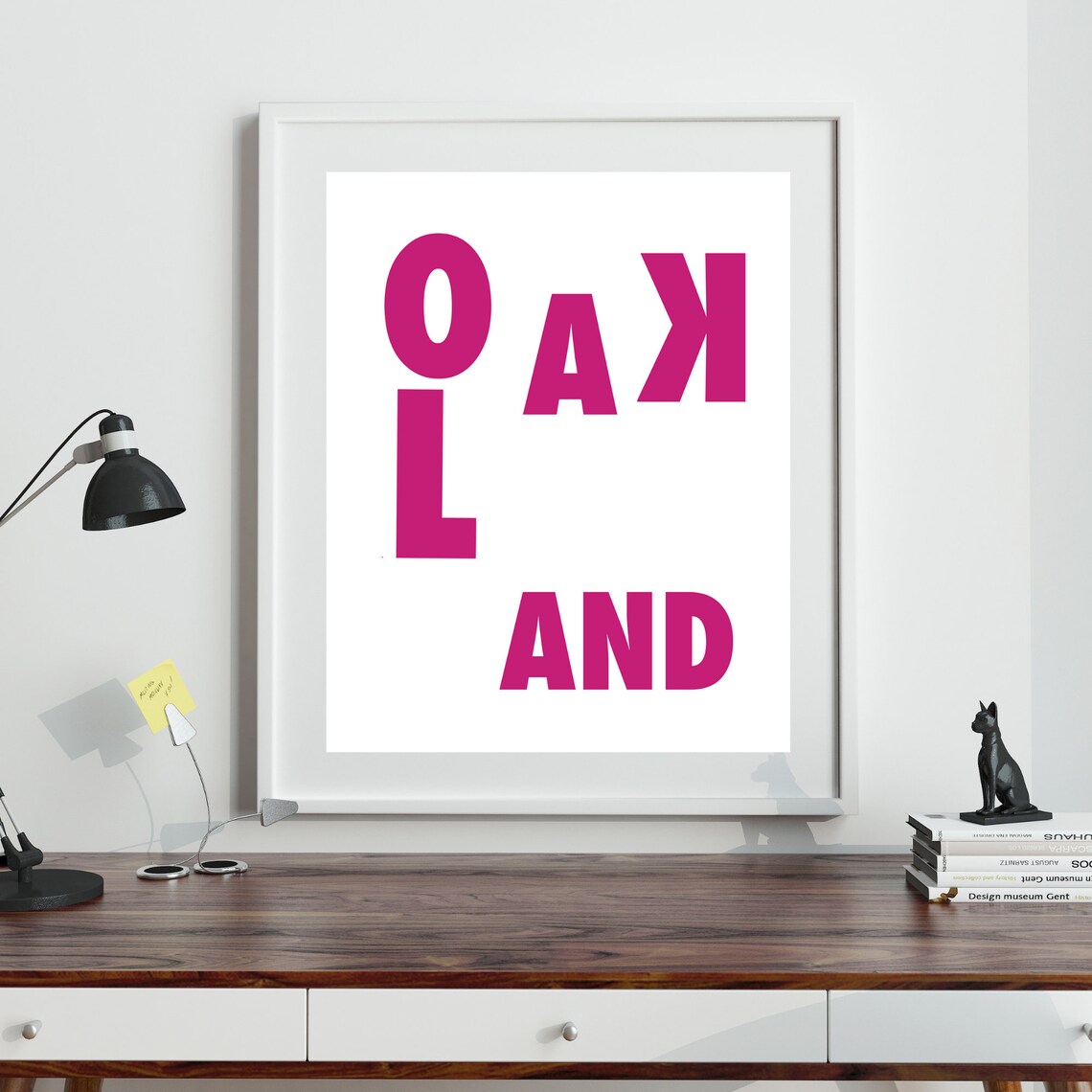 Oakland Love From Oakland Oakland Sign USA Wall Art Oakland - Etsy