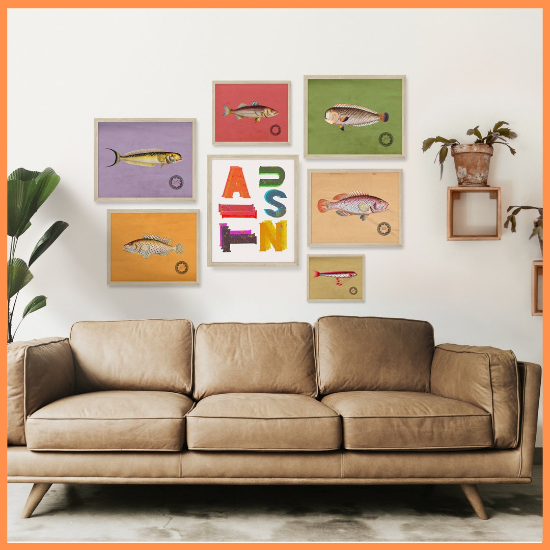 Perfect Christmas Printable Gift Fish Download Fish Wall Decor Fish ...