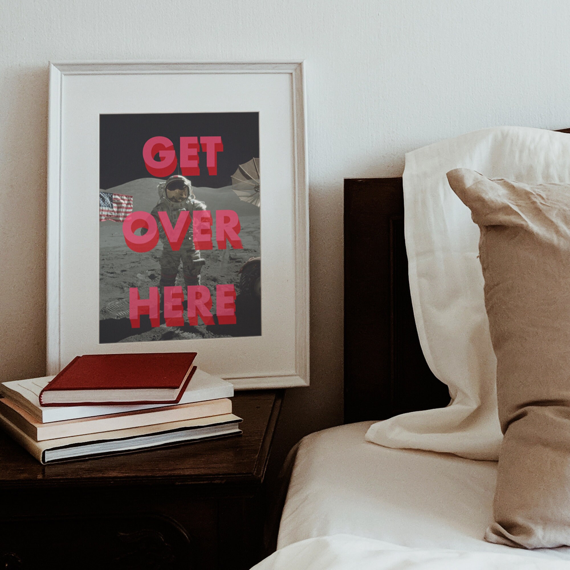 Moon Art Moon Typography Moon Image Moon Landing Astrology - Etsy