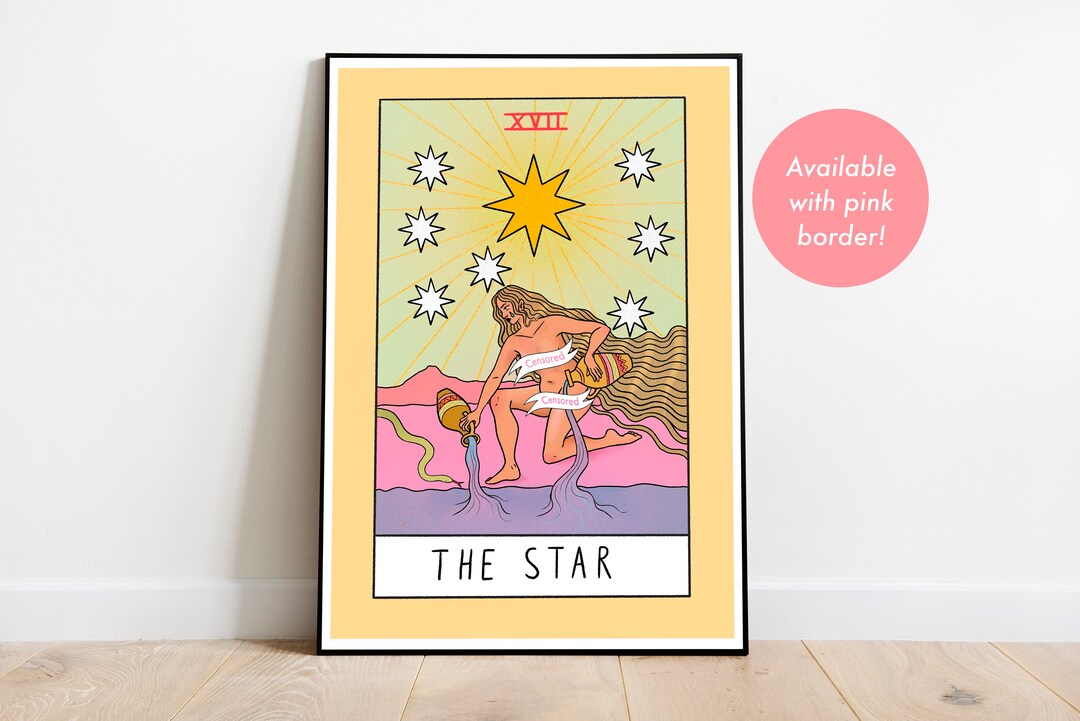 The Star Tarot Card Print - Etsy