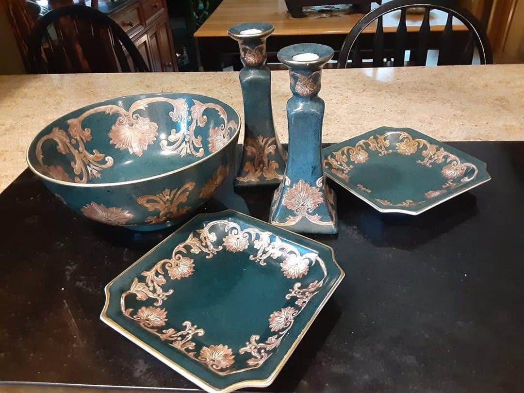 Vintage Asian Style Decorative Accessories Set - Etsy