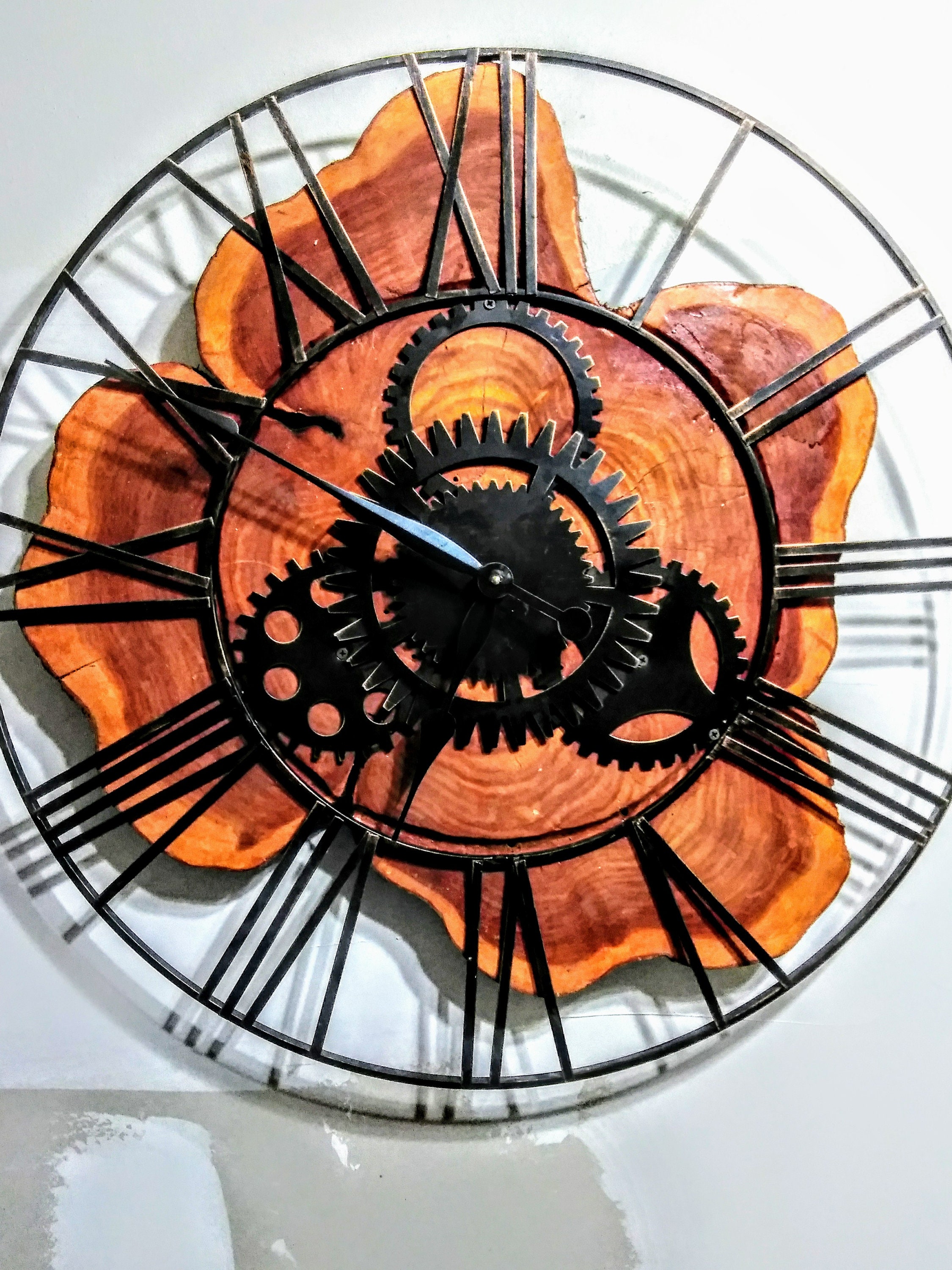 Red Heart Cedar Clocks - Etsy