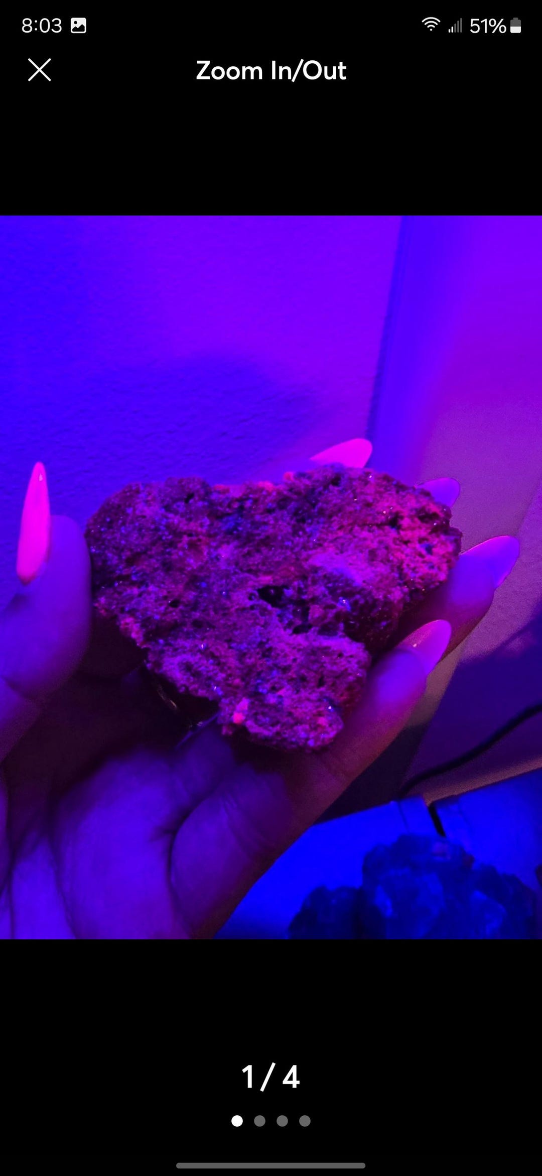 UV Ruby Crystal Specimen - Etsy