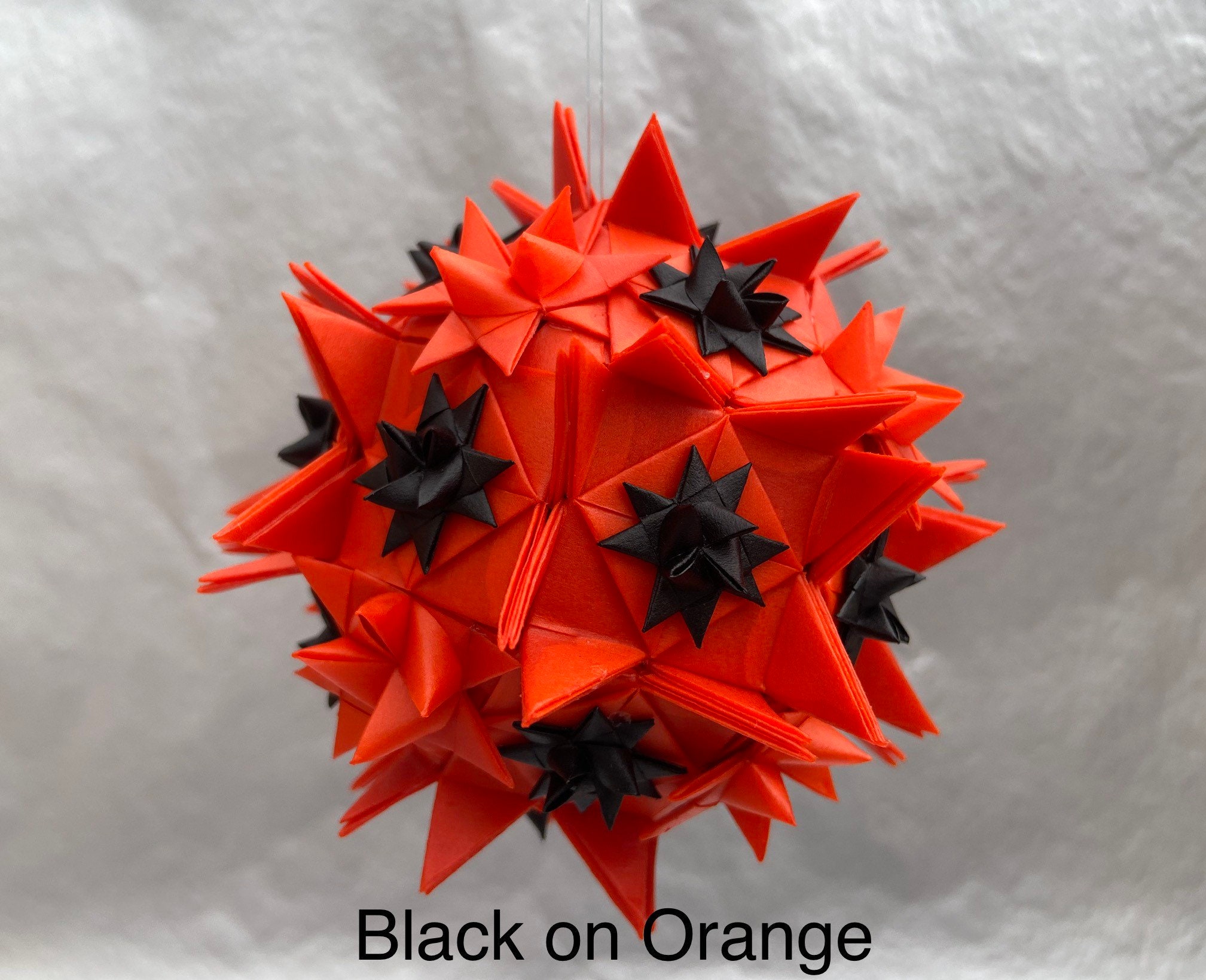 Ornament - Mace Star Ball - Star Craft - Wax Dipped - Etsy