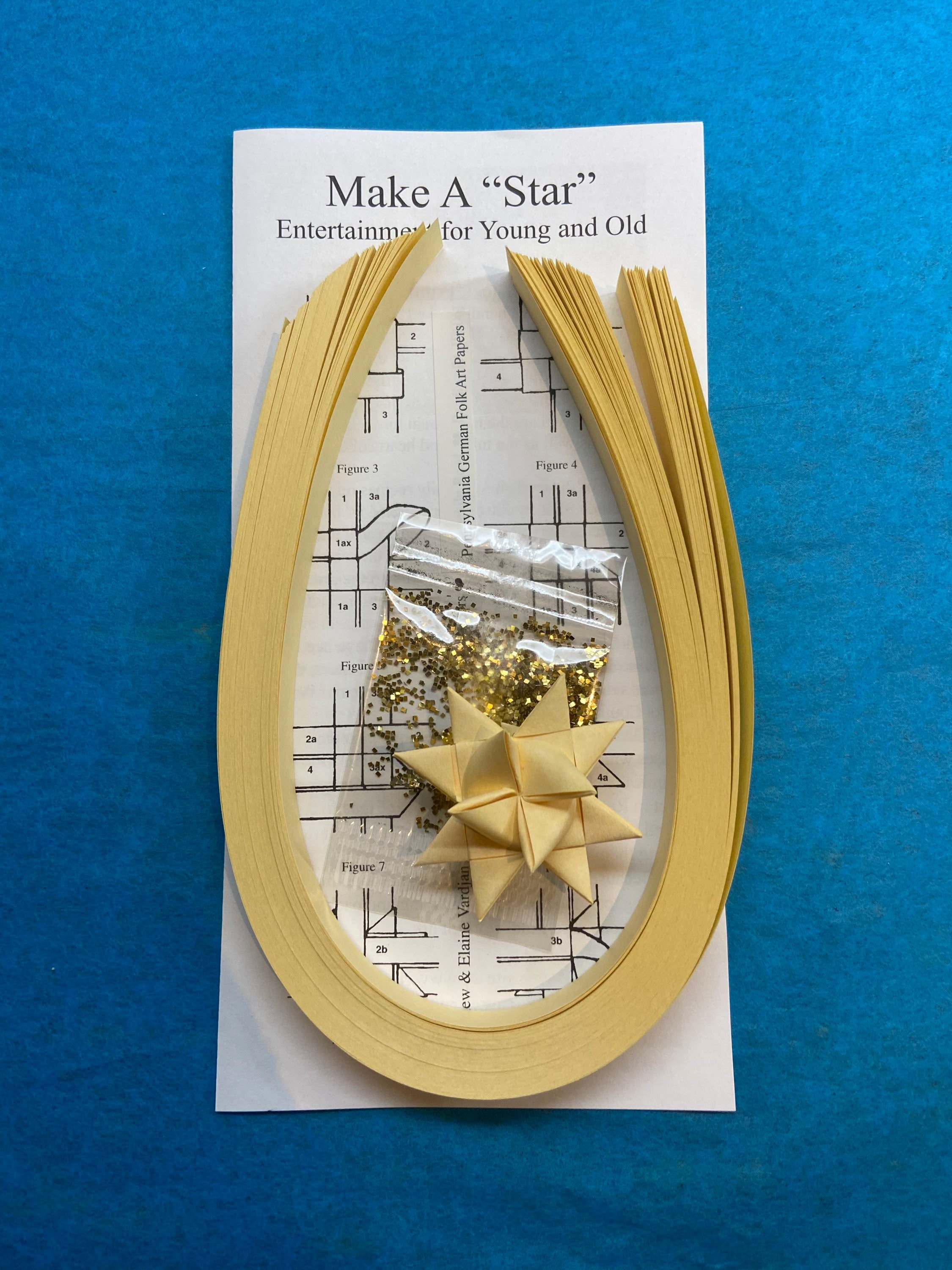 Make a Star Kit - 100 Strips - Parchment. Includes Sample Star ...