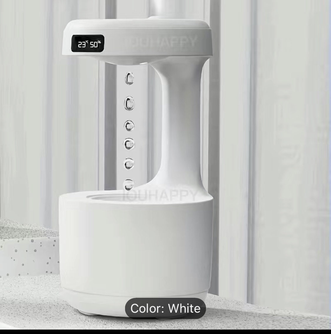 Multi-functional Anti-gravity Humidifier With Clock Night - Etsy
