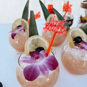 Last Splash Stir Stick Palm Party Decor Party Stir Stick - Etsy