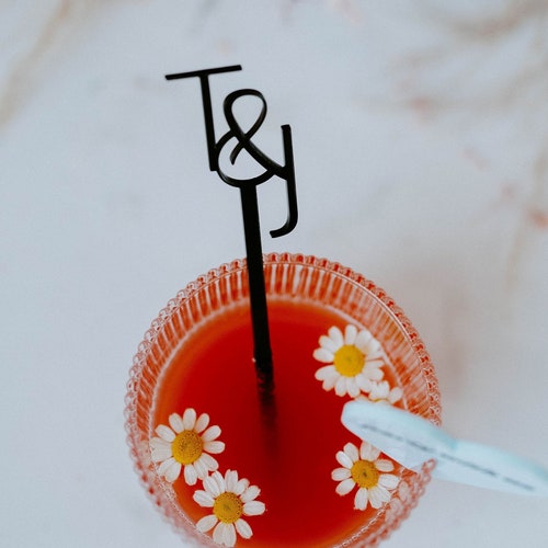 Personalized Drink Stir Sticks Wedding Drink Stirrer Party - Etsy