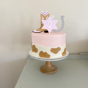 Cowgirl Cake Toppers, Rodeo Party Decor, Last Rodeo Decor, Rodeo Cake ...