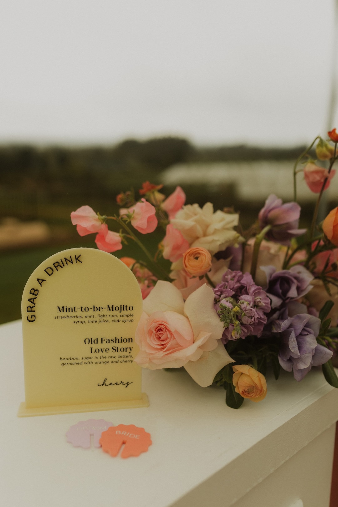 Grab a Drink Bar Menu Sign, Acrylic Bar Sign, Custom Bar Sign for ...