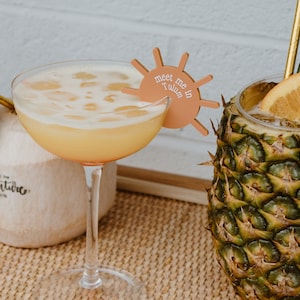 Custom Sun Drink Tag | Sun Party Decor | Party Drink Tag | Kids ...