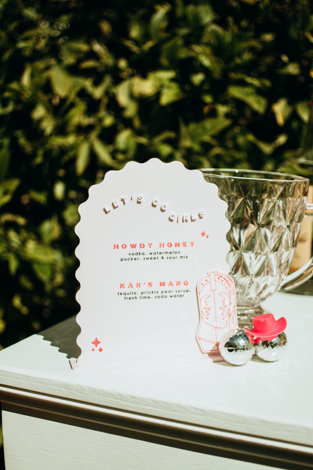 Let’s Go Girls Bar Sign, Bachelorette Bar Sign, Custom Bar Sign ...