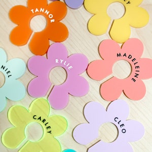 Custom Text Daisy Drink Tag, Daisy Party Decor, Party Drink Tag, Retro ...