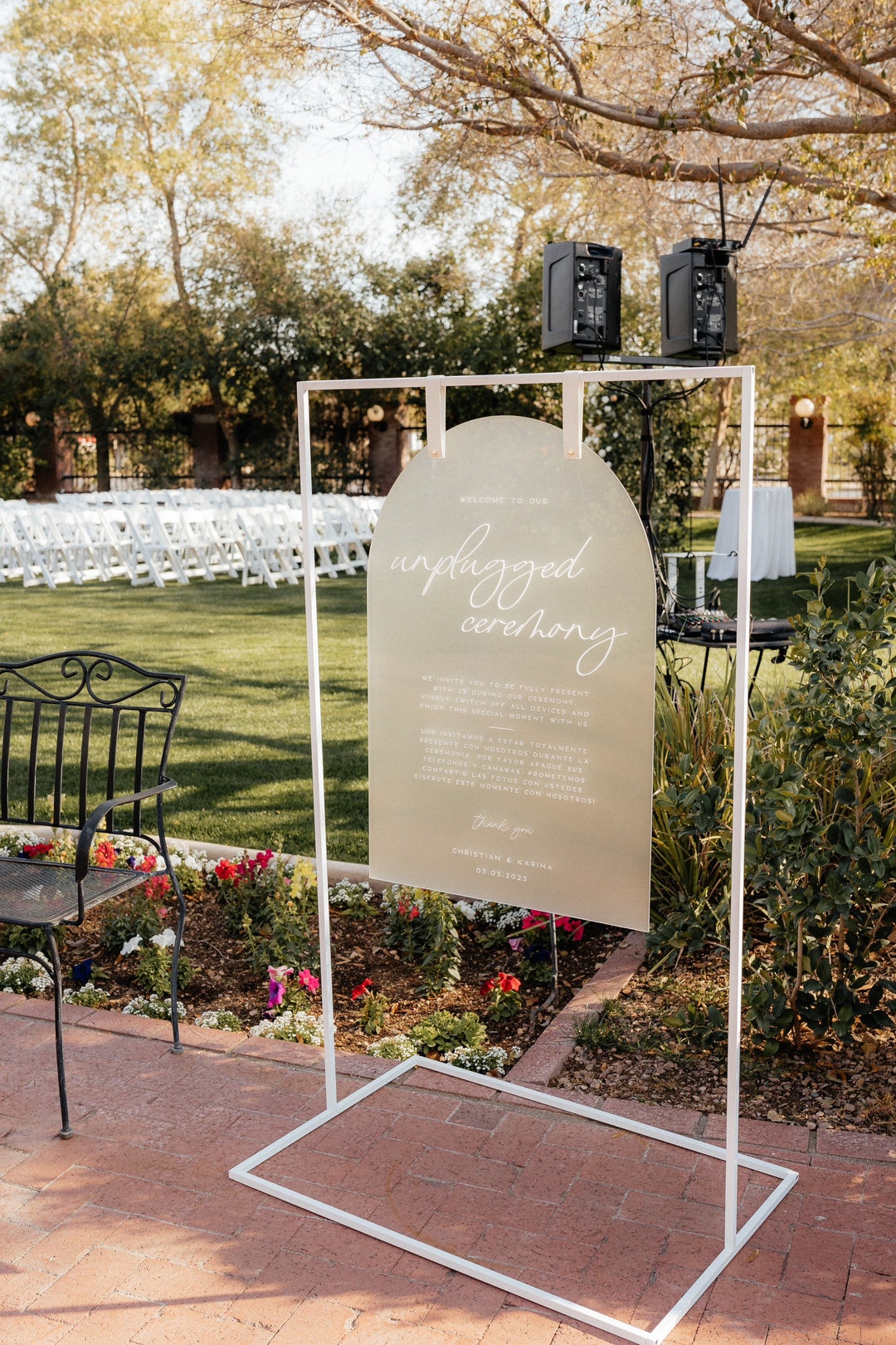 Unplugged Ceremony Sign, Modern Wedding Sign, Wedding Sign, Custom ...