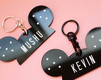 Mickey Name Tag - Etsy