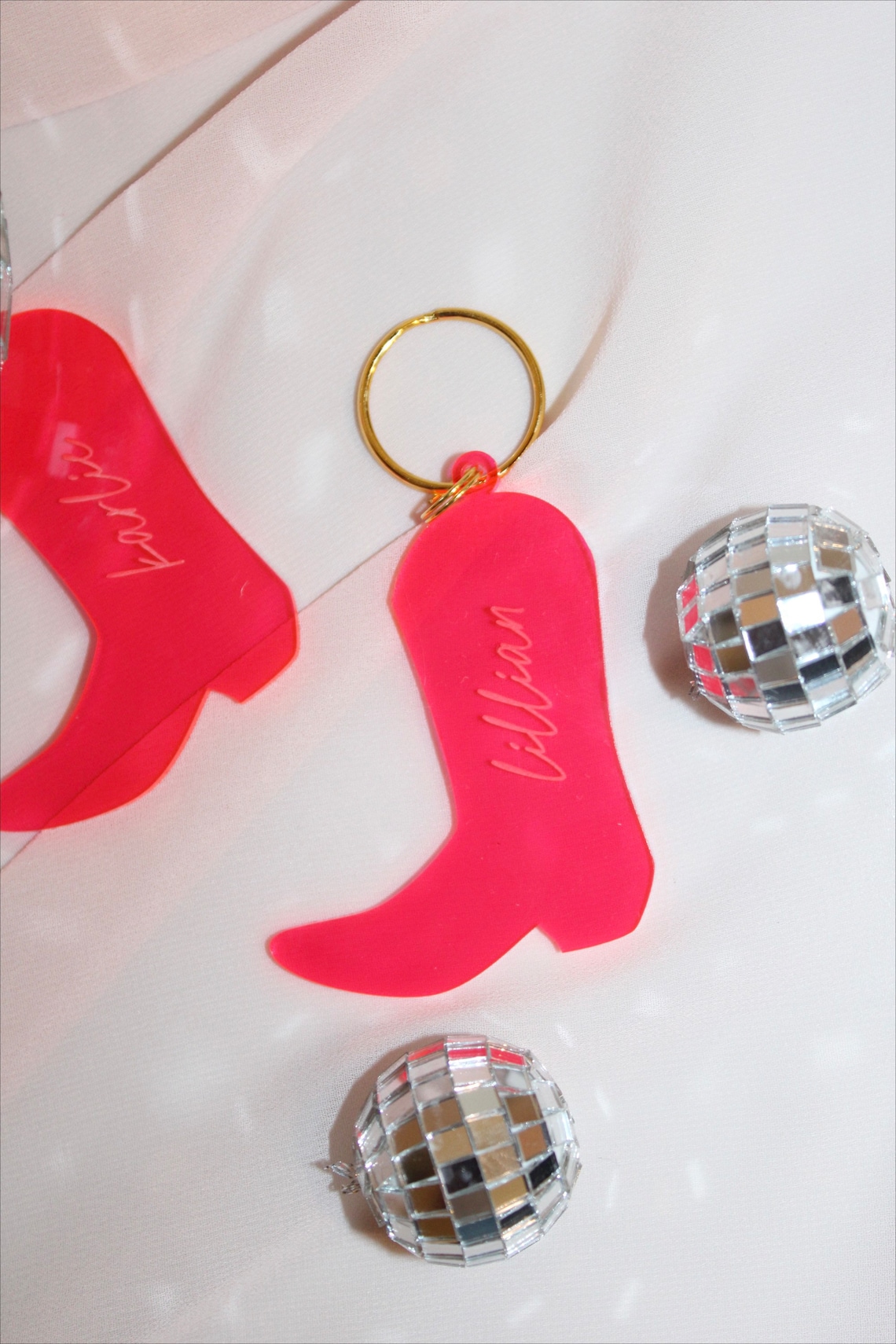 Cowboy Boot Keychain Bachelorette Keychain Howdy Keychain - Etsy