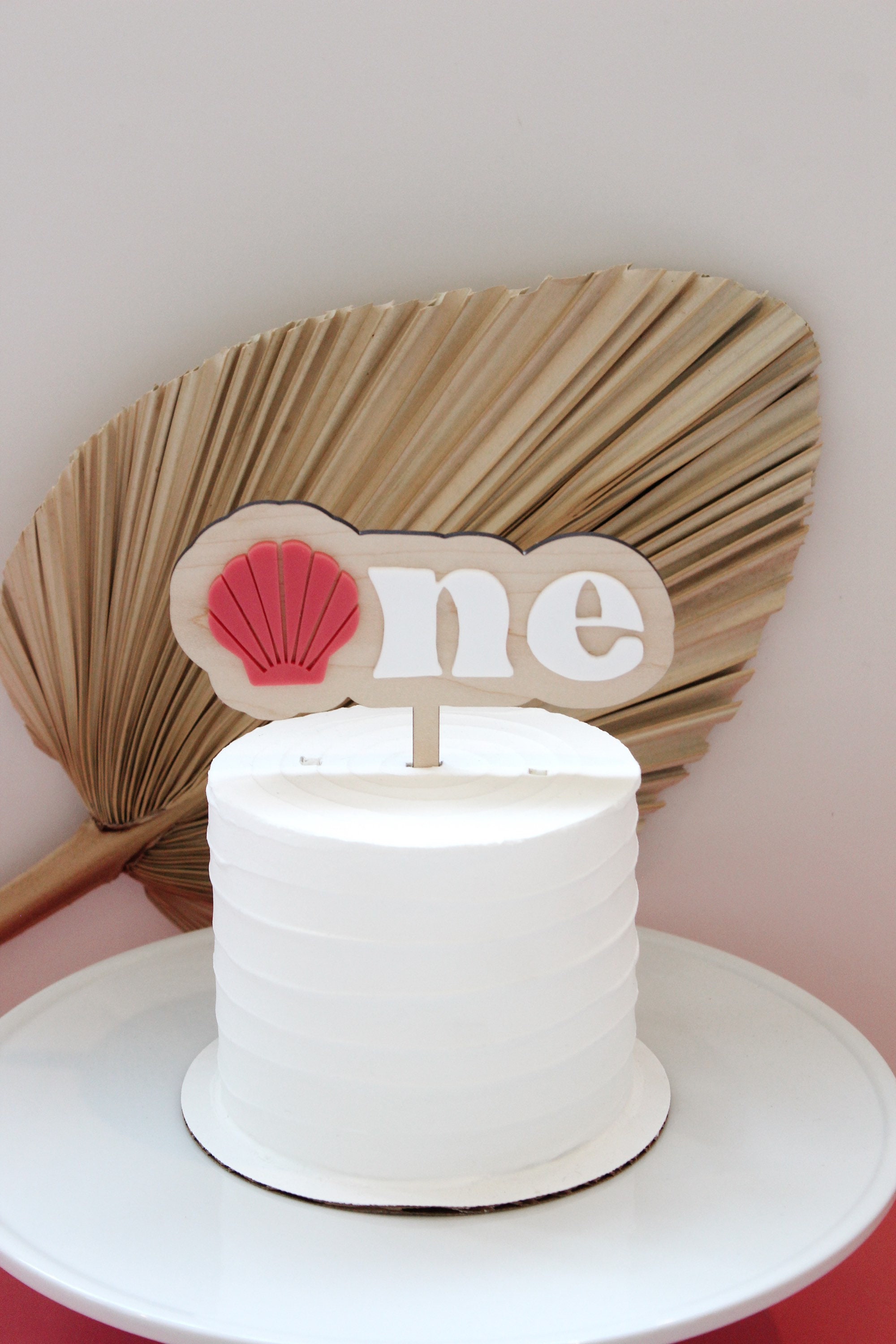 Custom Seashell Cake Topper Birthday Cake Topper Seashell | Etsy