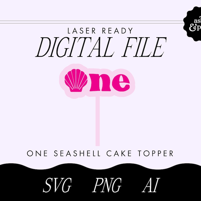 Seashell Cake Topper - Etsy
