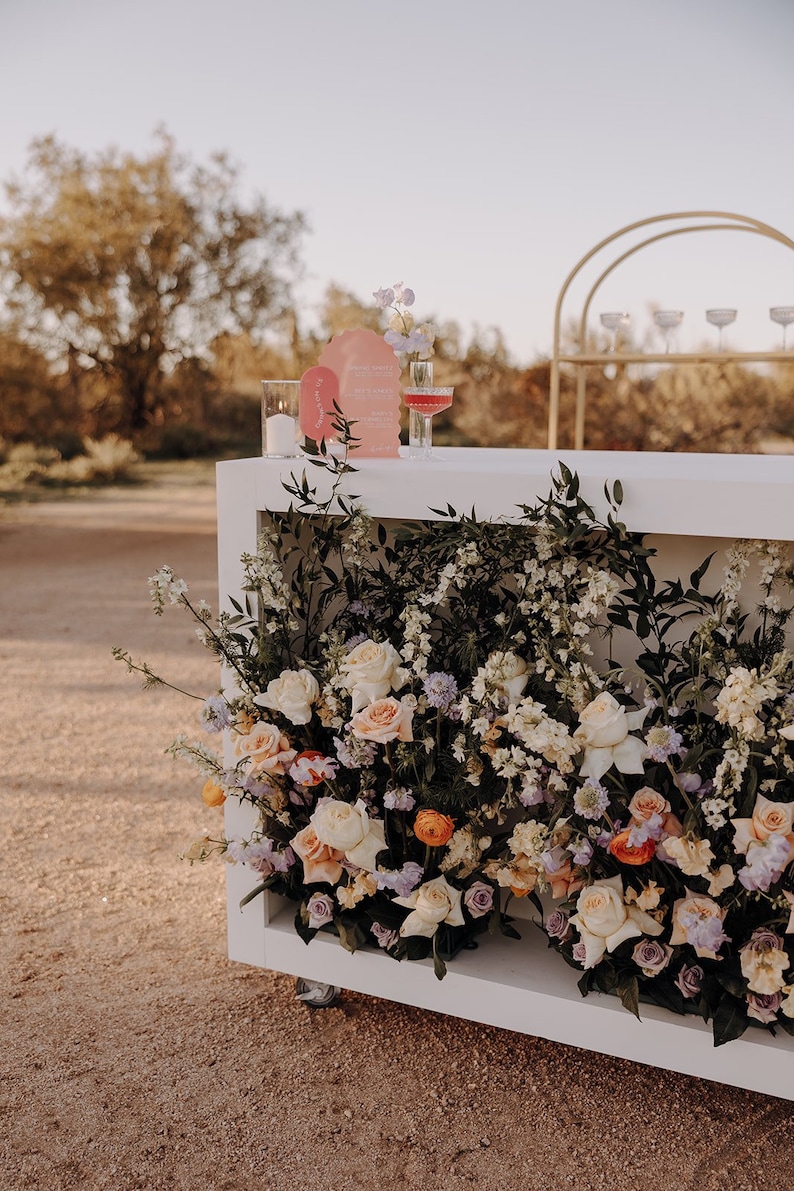 Wavy Bar Menu Sign Acrylic Bar Sign Custom Bar Sign for - Etsy UK