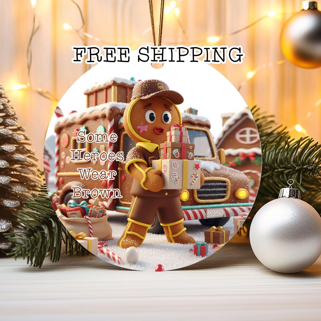 UPS Driver Ornament, for Delivery Drivers, UPS Appreciation Gift, Some ...