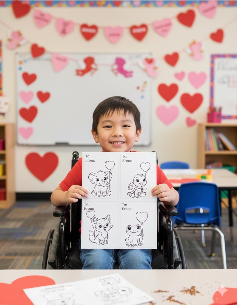 Color Your Own Valentine Cards for Kids • Printable Coloring Valentines ...
