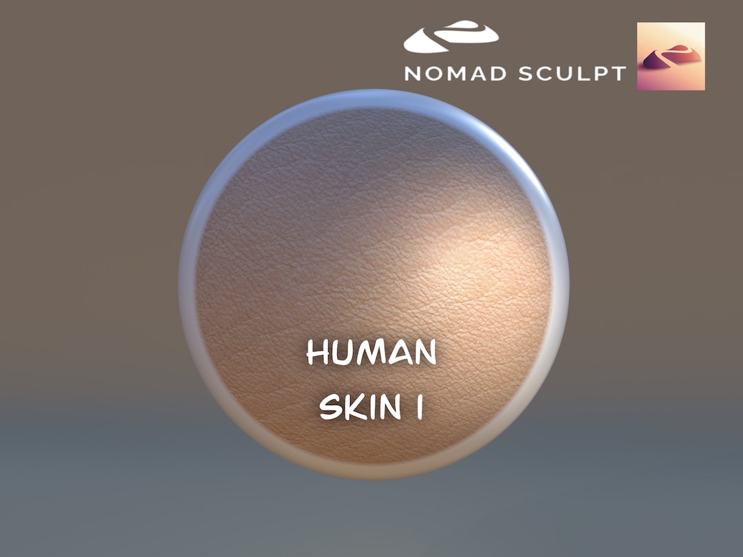 Nomad Sculpt - Human Skin 1 Colored Texture - Brush Tool - Filetype ...