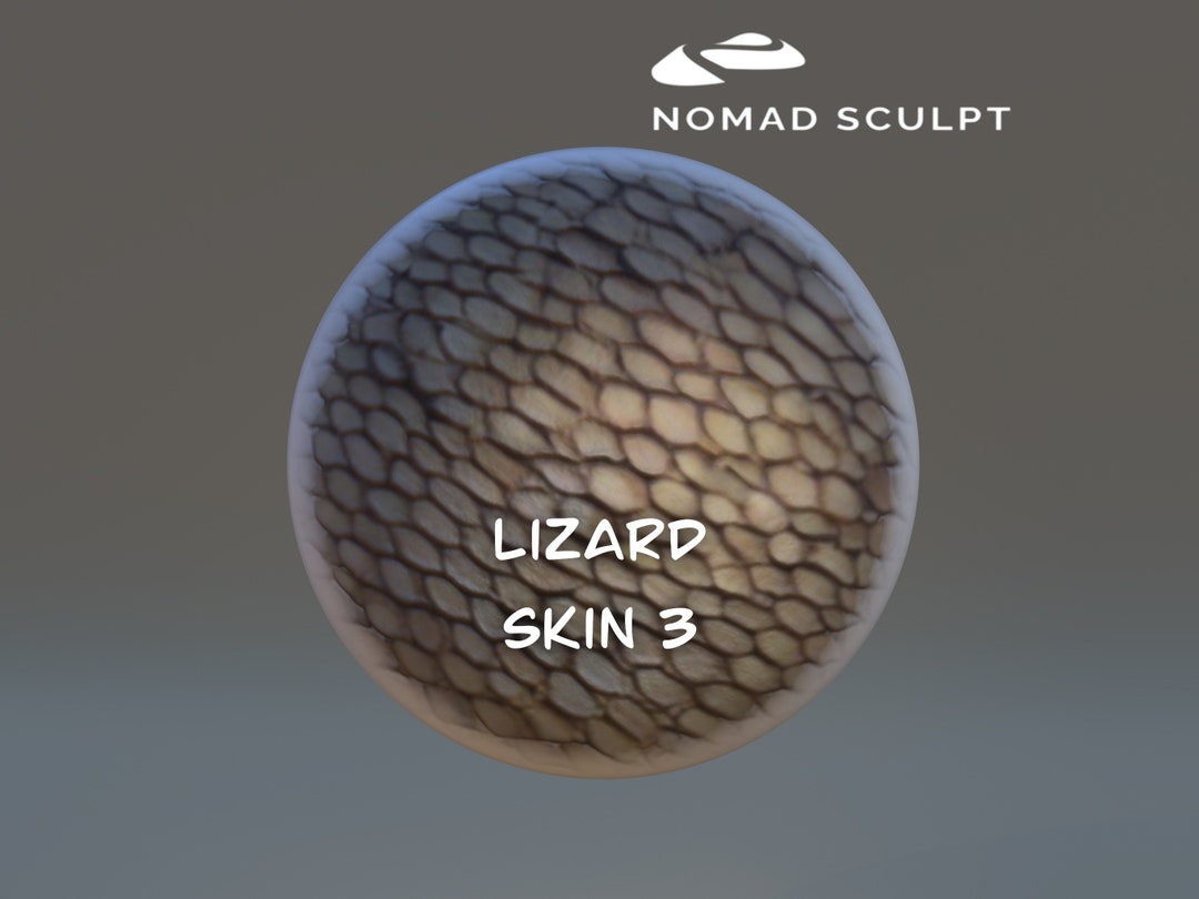 Nomad Sculpt - Skin Lizard 3 Colored Texture - Brush Tool - Filetype Json (nomad Sculpt File 1. ...