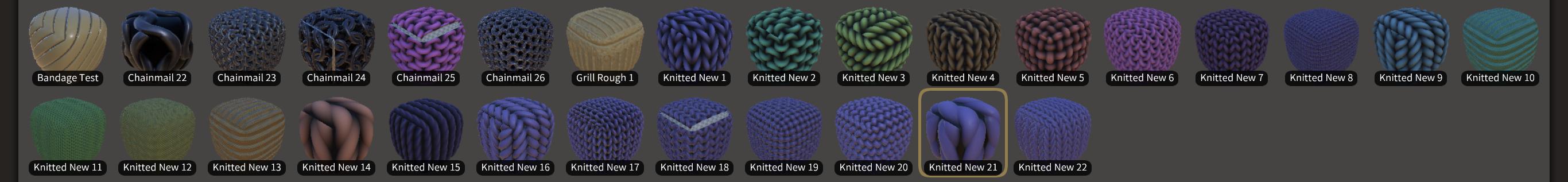 Nomad Sculpt - Knitted / Wool Pack - 3D Printable - Vertex Triplanar ...