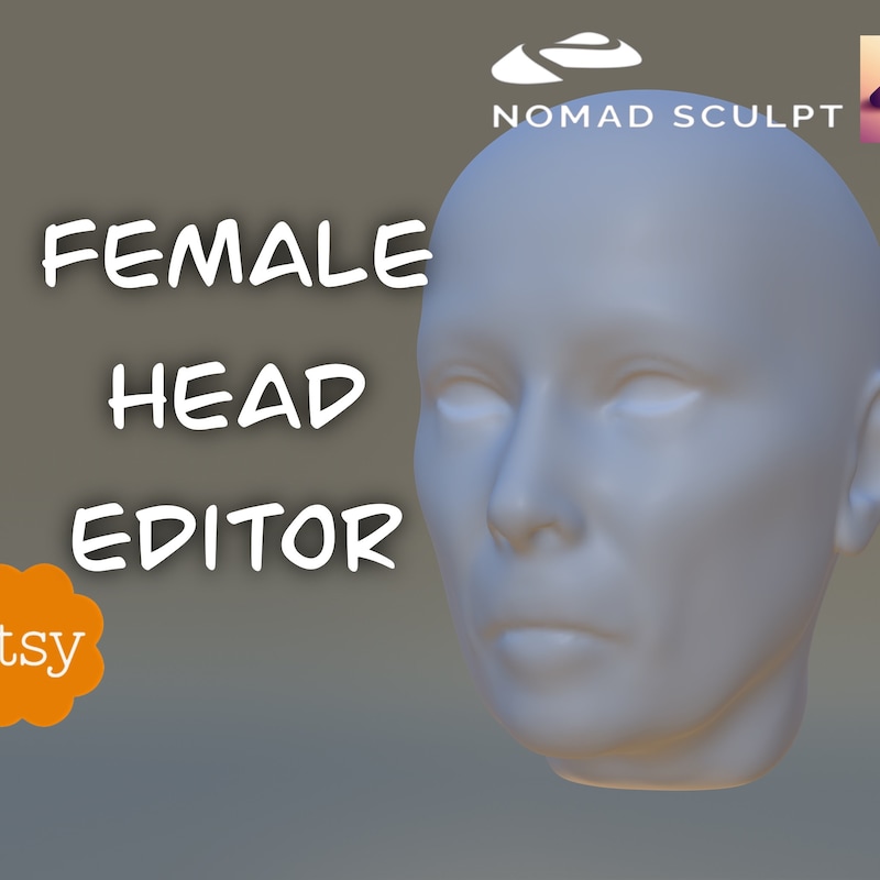Female Head Sculpt 3d Print - Etsy
