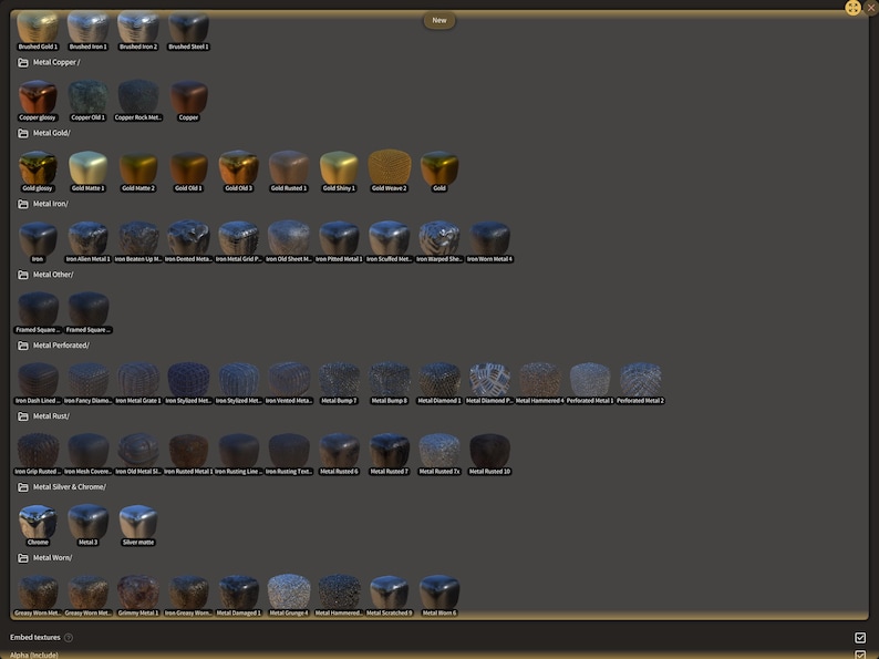 Nomad Sculpt - 500 + Vertex Materials - Textures Mega Pack - 3D ...