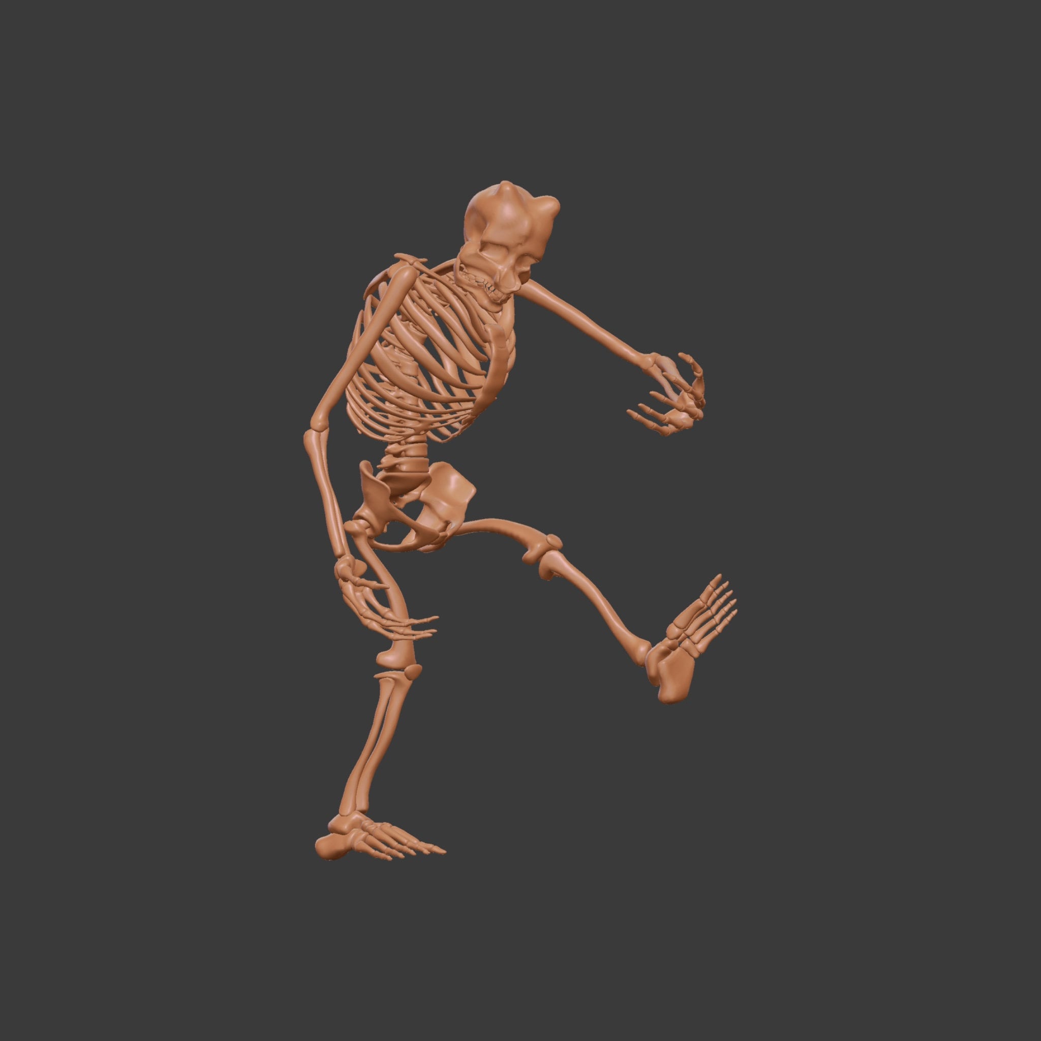 Nomad Sculpt - Posable Monster Skeleton Base Mesh - 3D Object ...