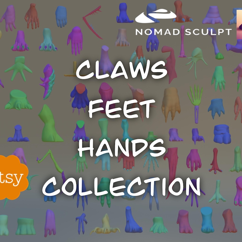 Feet Claws Pattern - Etsy