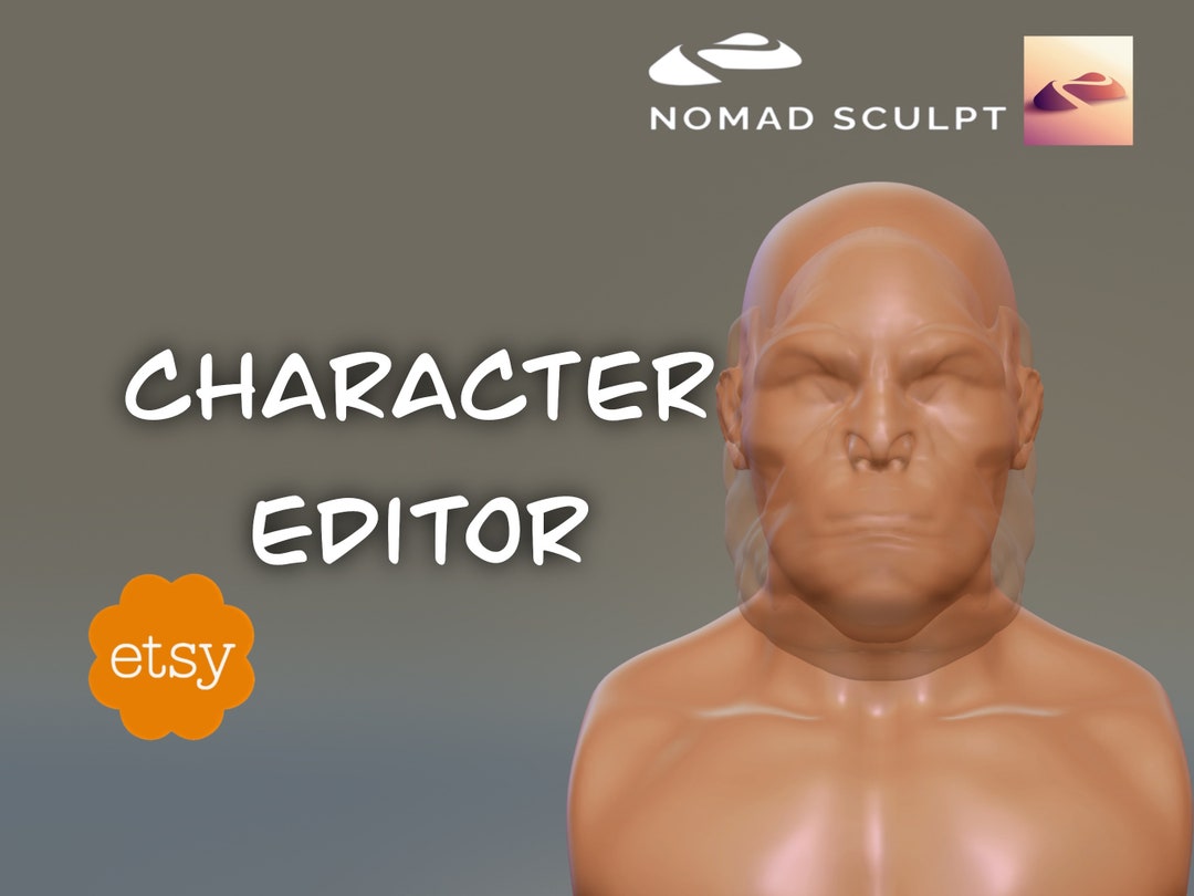 Nomad Sculpt - Character Editor - 3D Object - Filetype Nom (nomad ...
