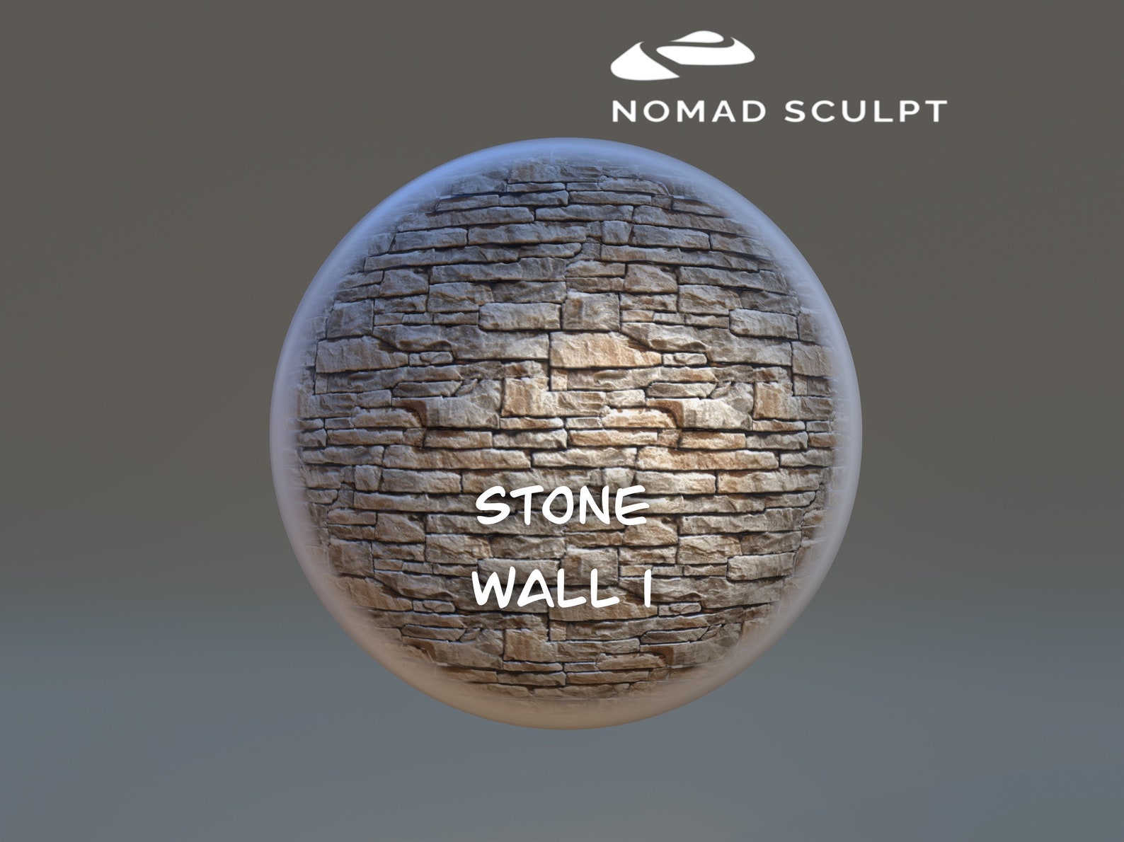 Nomad Sculpt - Stone Wall 1 Colored Texture - Brush Tool - Filetype ...