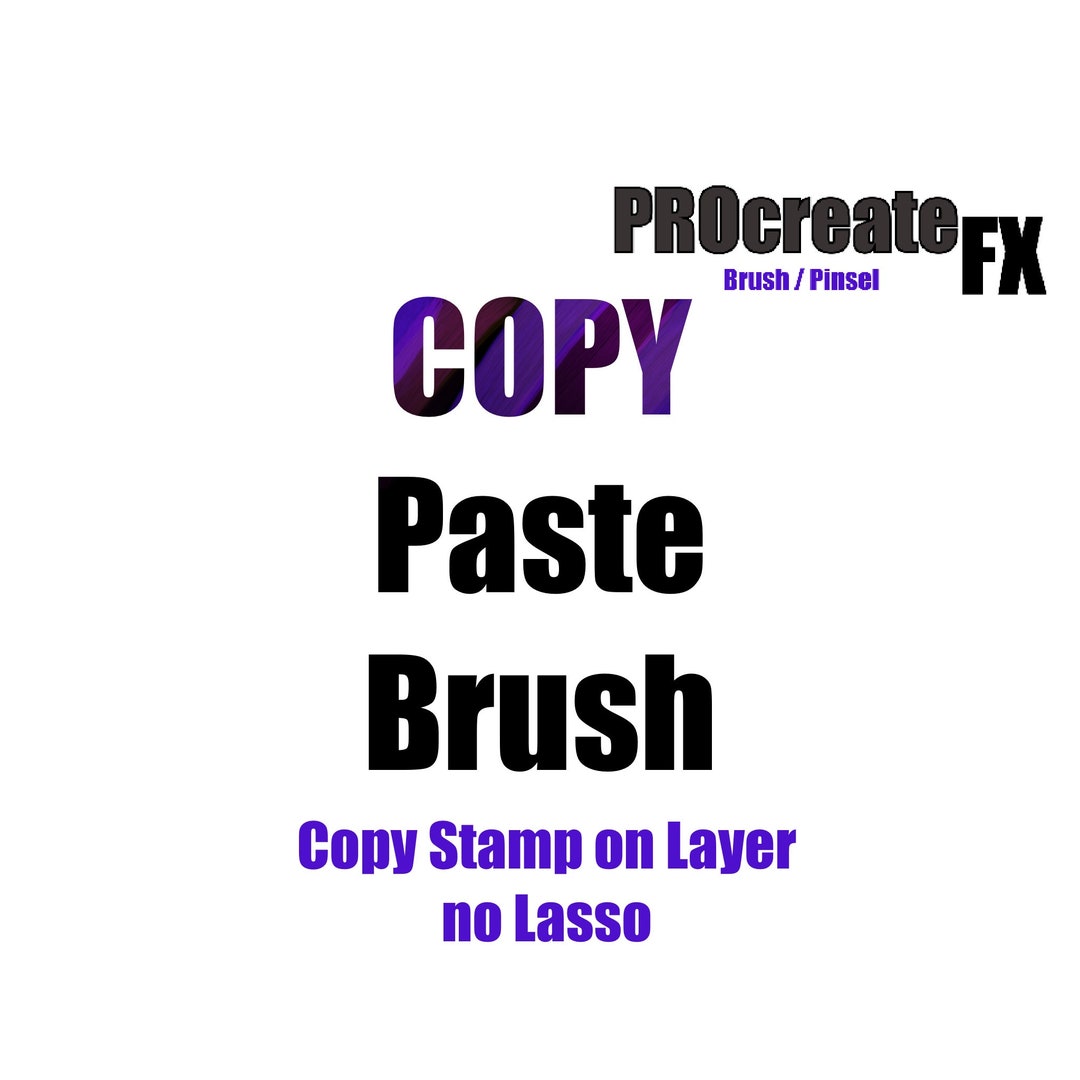 Procreate Copy Paste Stamp Brush - Etsy