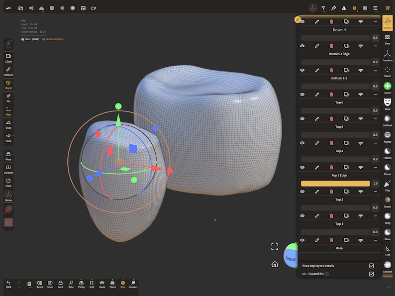 Nomad Sculpt - Teeth & Claws Editor - 3D Object - Filetype Nom (nomad ...