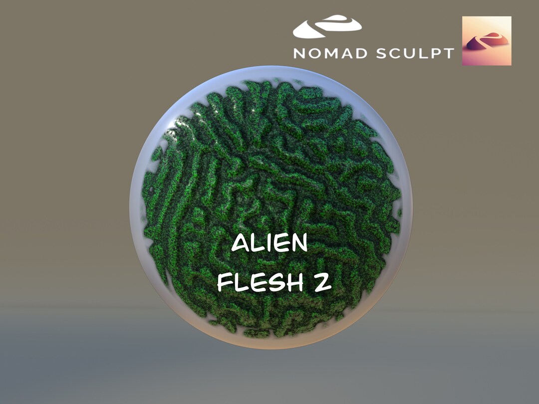 Nomad Sculpt - Alien Flesh 2 Colored Texture - Brush Tool - Filetype ...