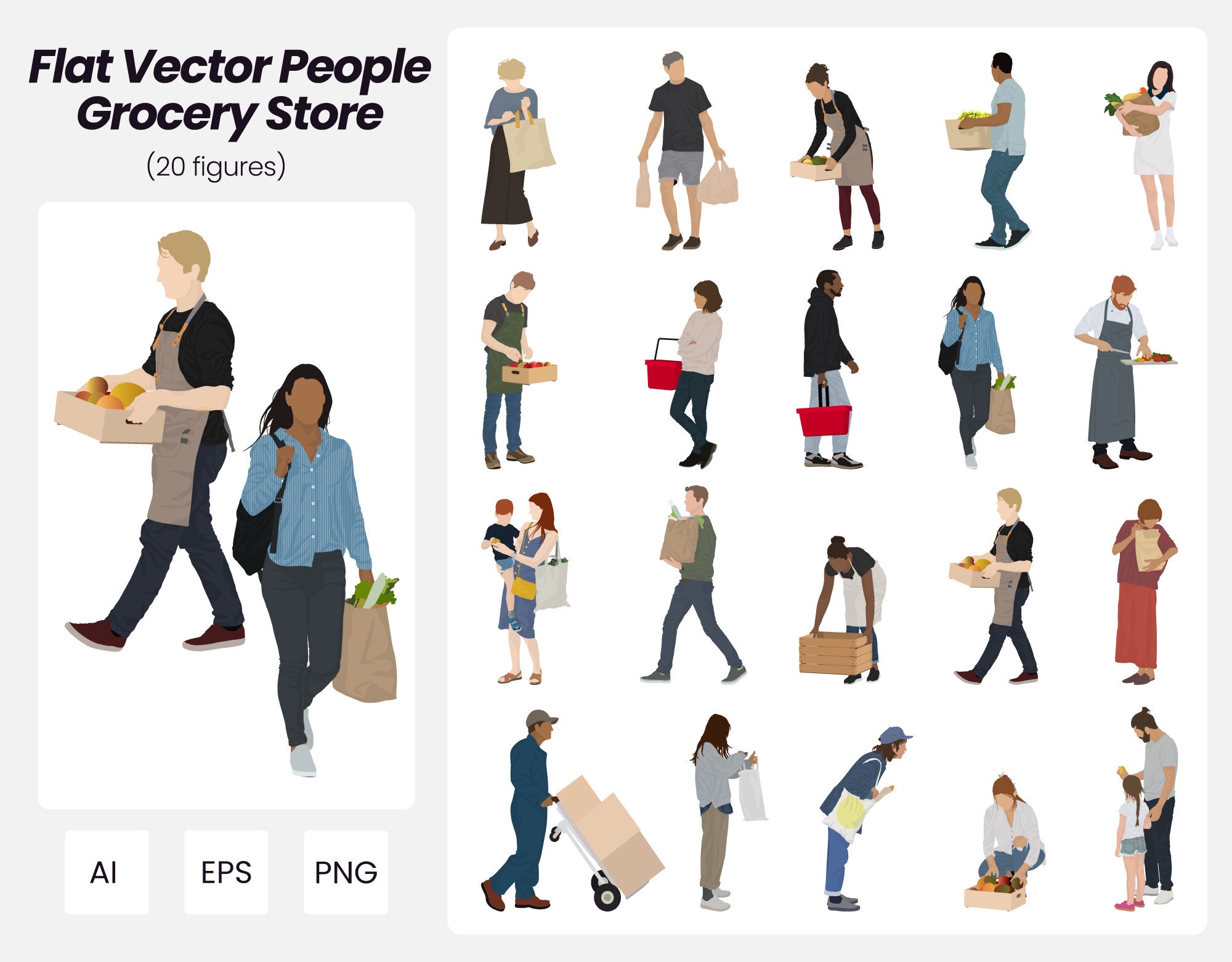 People Shopping Photoshop